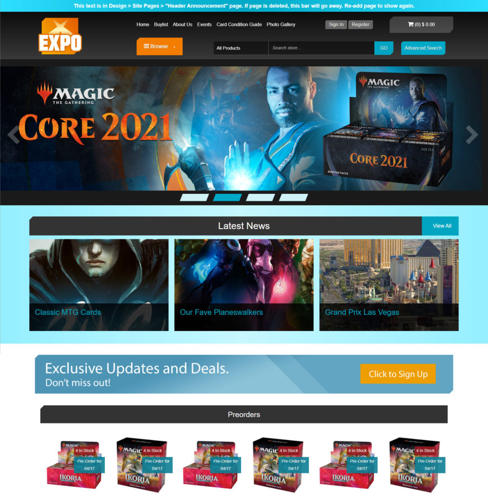 Theme Expo - CrystalCommerce