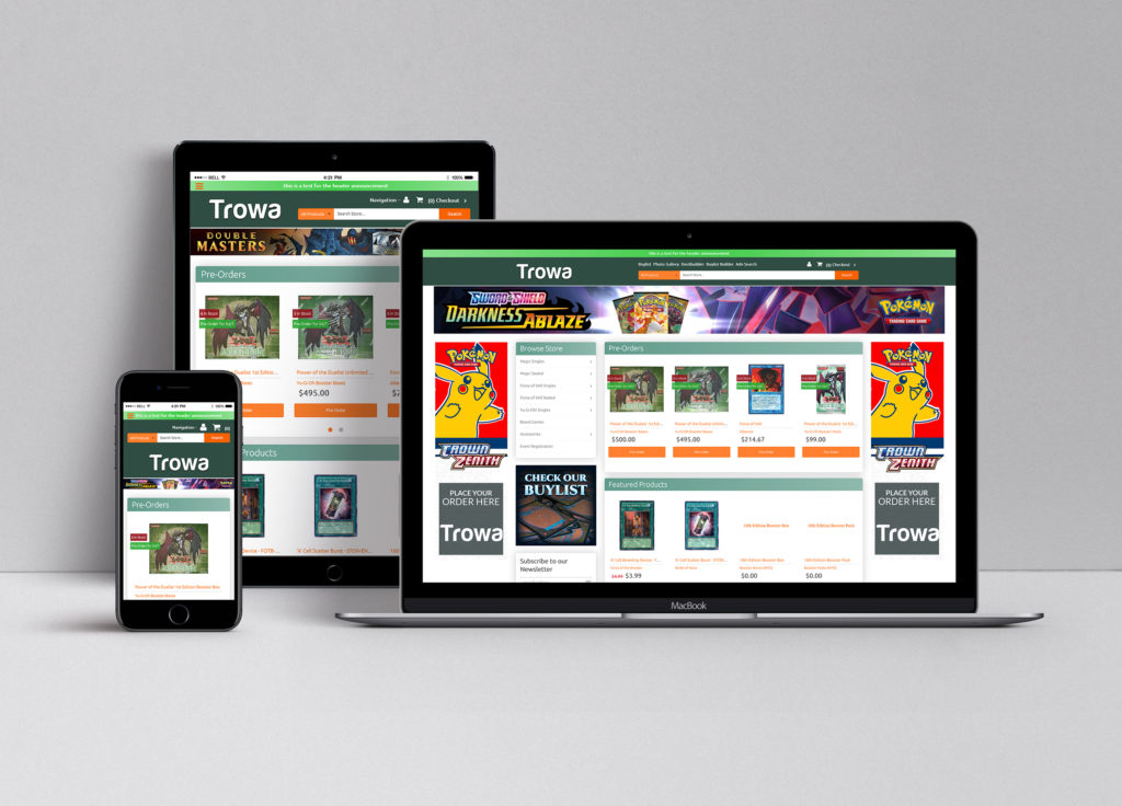 Theme Trowa - CrystalCommerce